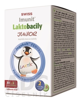 SWISS Imunit LAKTOBACILY JUNIOR tbl 30+6 zadarmo (36 ks) | VIP Lekáreň