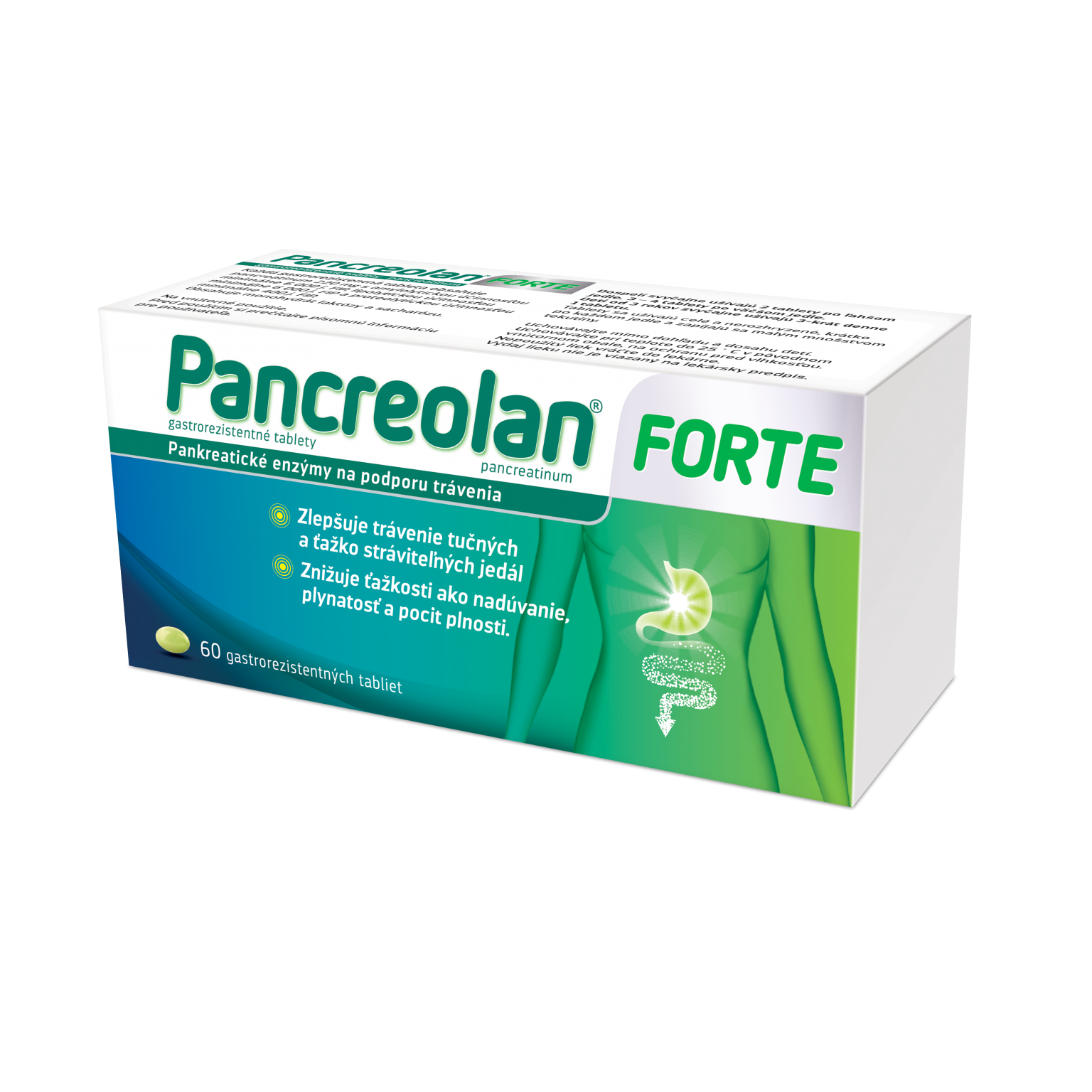 PANCREOLAN FORTE 60 tabliet | VIP Lekáreň