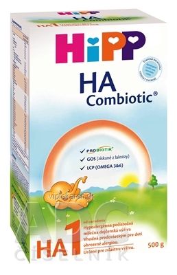 HiPP HA 1 Combiotic počiatočná mliečna výživa (od narodenia) 1×500 g ...