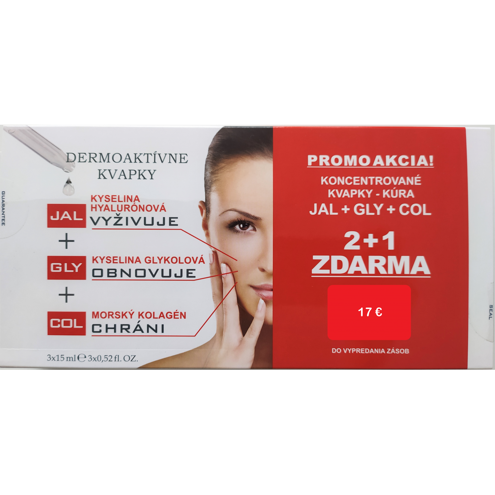 VITAL PLUS Active JAL-GLY-COL 3×15 ml | VIP Lekáreň