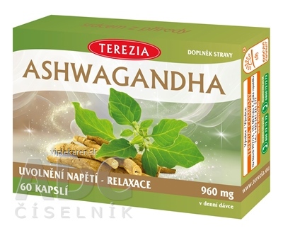 TEREZIA ASHWAGANDHA cps 1×60 ks | VIP Lekáreň